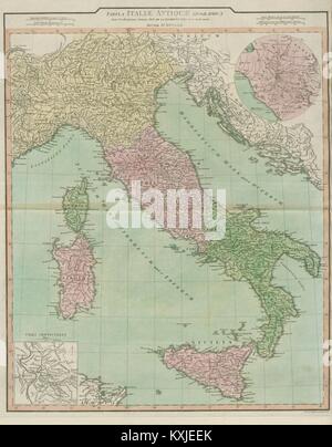 "Tabula Italiae Antiquae geographica quam…" Ancient Italy. D'ANVILLE ...