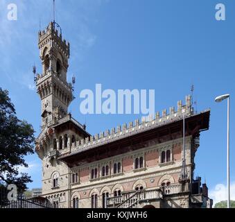 Castello Mackenzie, a massive Gothic fantasy palace folly in the ...