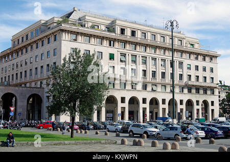 Fascist style buildings built in the 1930 by Benito Mussolini in Rome ...