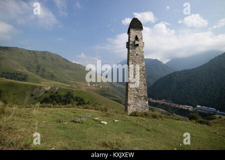 Military tower of Nakh medieval architecture, typical Vainakh towers ...