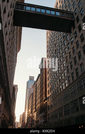 Skybridge in the city Stock Photo - Alamy