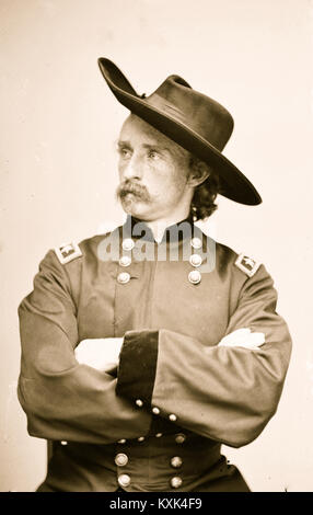 General George Custer as a West Point Cadet. 1800's. Courtesy CSU ...