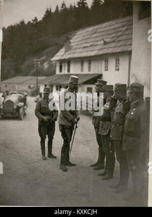 This photograph shows the visit of Archduke Eugen to Weissenfels-Stückl ...