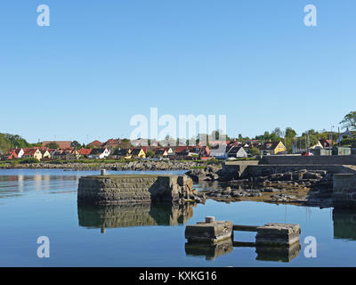 Svaneke Lighthouse on Bornholm, Denmark Stock Photo - Alamy