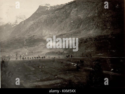 Artillery bombardment of an enemy infantry position on Hill 417 from 5 ...