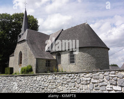 Baives Church in Nord, Northern France, is a historic religious ...
