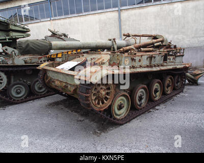 The AMX-13 is a French self-propelled 105mm artillery vehicle ...