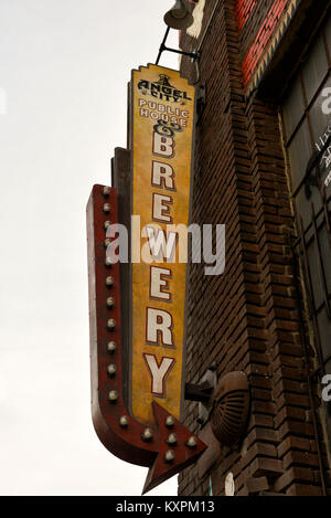 Angel City Brewery. The Arts District. Downtown Los Angeles, California ...