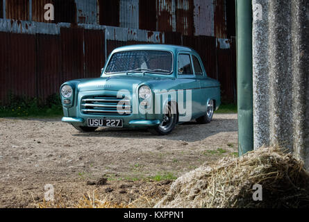 Ford 100e Pop or Popular, 1960s classic car based hotrod Stock Photo ...