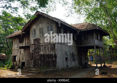 PYU, MYANMAR - CIRCA APRIL 2017 Ancient wall of Sri Ksetra Stock Photo ...