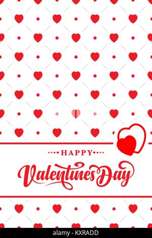 The heart and the inscription I love you. Vector Valentine card Stock ...