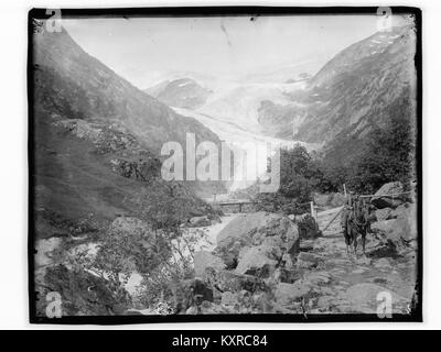 Buarbræen, Hardanger - NB MS G4 0067 Stock Photo - Alamy