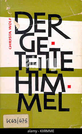 German author Christa Wolf ('Der geteilte Himmel', 'Kassandra ...
