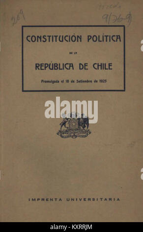 The Constitution of Chile, established in 1925, is a significant legal ...