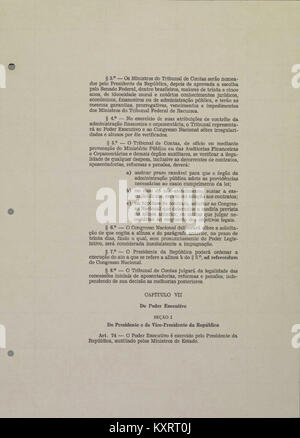 This page from the 1967 Brazilian Constitution highlights major legal ...
