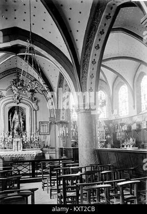 A photograph of the church in Chelles, France, archived by the ...