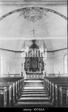 Photograph of Ekshärads Church in Sweden, highlighting traditional ...