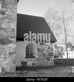 Photograph of the old church in Enger, Sweden, a medieval religious ...