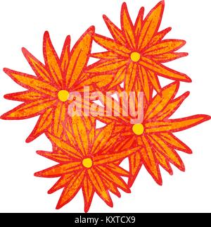cartoon bright flowers Stock Vector Image & Art - Alamy