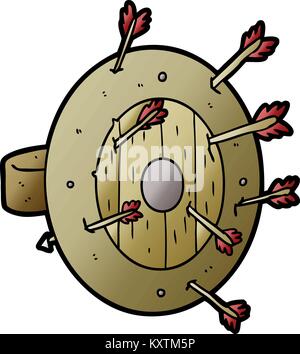 shield full of arrows Stock Vector Image & Art - Alamy