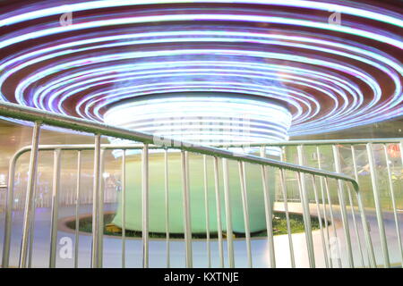 This photo of a spinning meteorite ride was taken at the Uncle Ringo ...