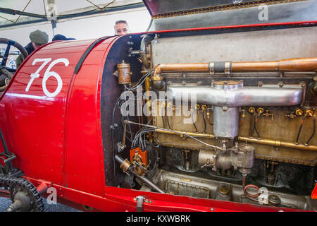 The Beast of Turin, Fiat S76 engine detail Stock Photo - Alamy