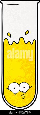 cartoon surprised test tube Stock Vector Image & Art - Alamy