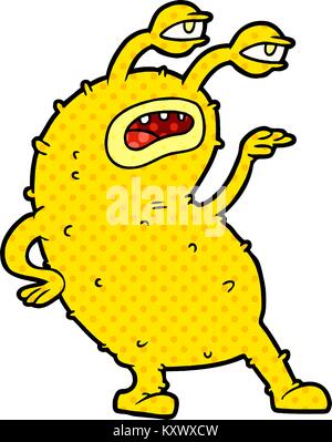 cartoon alien man Stock Vector Image & Art - Alamy