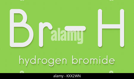 Hydrobromic acid molecule Stock Photo: 47685751 - Alamy