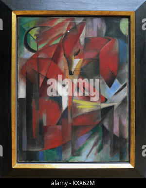 The Foxes 1913 by Franz Marc Stock Photo - Alamy