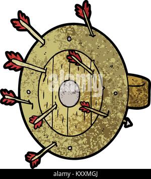 shield full of arrows Stock Vector Image & Art - Alamy
