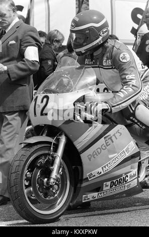 Gary Padgett, motorcycle racer rider1986 Formula 1 TT, Isle of Man TT ...