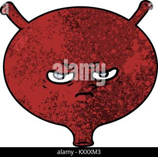cartoon angry bladder Stock Vector Image & Art - Alamy