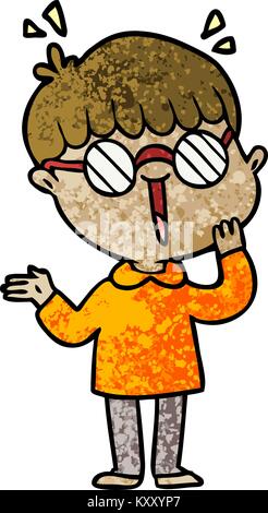 cartoon boy realizing something amazing Stock Vector Image & Art - Alamy