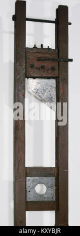 This image depicts a historical method of execution known as the ...