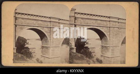 This stereoscopic view captures High Bridge, New York, highlighting the ...