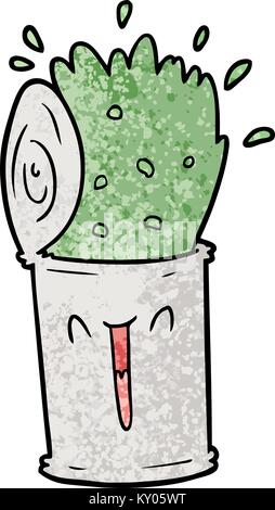 cartoon happy exploding soup can Stock Vector Image & Art - Alamy
