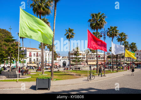 Grand Socco or main city square in Tangier, Morocco Stock Photo - Alamy