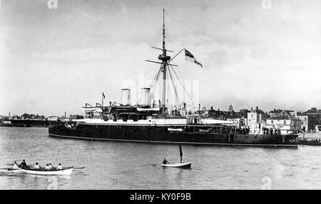 HMS Rodney, launched in 1884, was a British battleship, representing ...