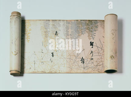 'Calligraphy of Poems from the Shinkokin Wakashu' by Honami Koetsu ...