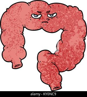 cartoon angry colon Stock Vector Image & Art - Alamy