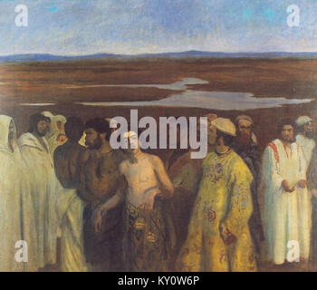 Joseph is sold Into slavery by his brothers. Old Testament, Old 19th ...
