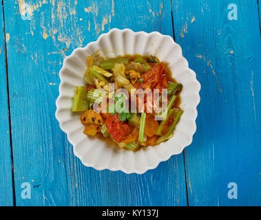 Daraba - vegetable stew, cuisine of Chad, African cuisine Stock Photo ...