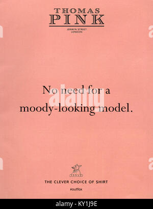 2010s UK Pink Magazine Advert Stock Photo - Alamy