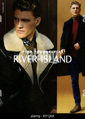 2010s UK River Island Magazine Advert Stock Photo - Alamy
