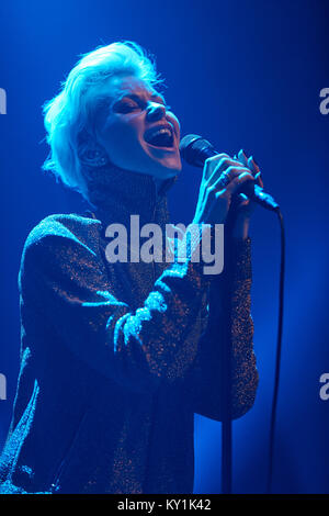 The Norwegian pop singer and songwriter Bertine Zetlitz performs a live ...