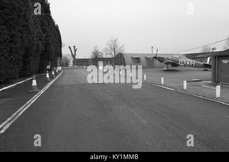 Sheds and Billets at a World War Two bomber command base in the UK ...