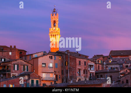 Gorgeous evening view of bell tower of Reunification Cathedral ...