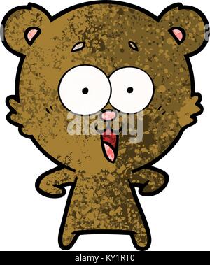 laughing teddy bear cartoon Stock Vector Image & Art - Alamy