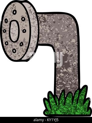 freehand drawn cartoon pipe Stock Vector Image & Art - Alamy